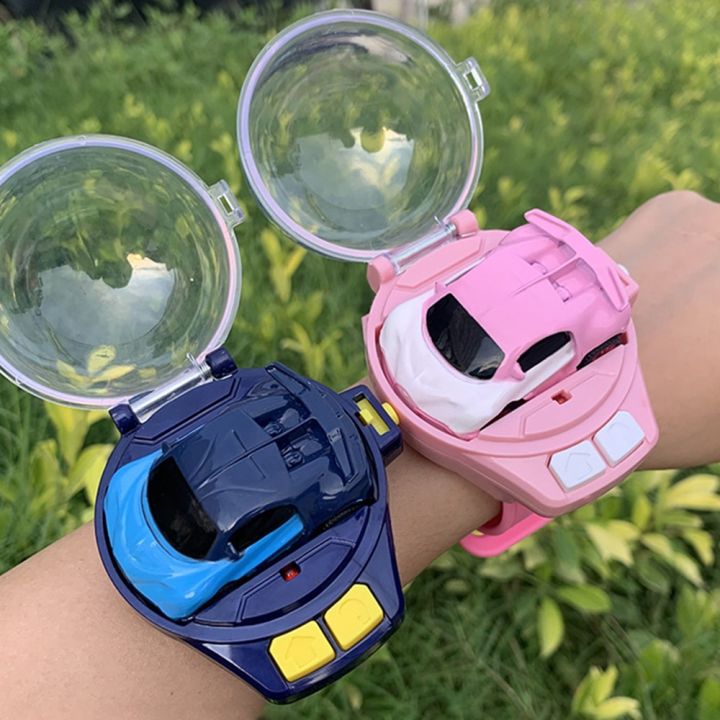 Children Cartoon Mini RC Remote Control Car Watch Toys Electric Wrist ...