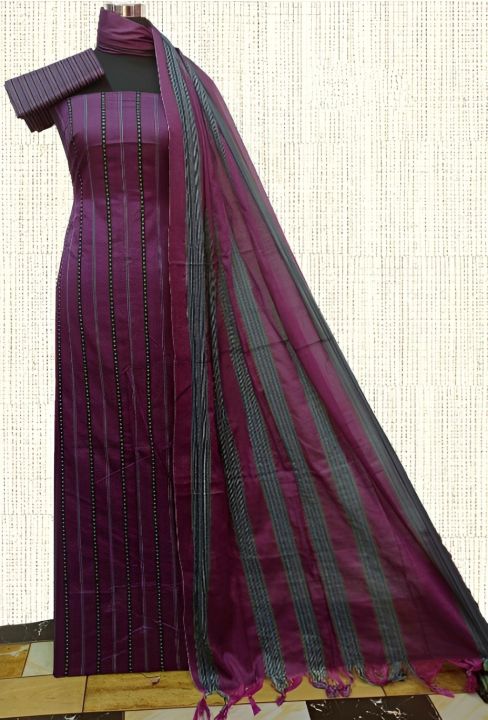 New Barmis Tat Cotton Unstitched Shalwar Kameez for Women | Daraz.com.bd