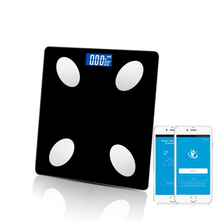 Smart Electronic BMI Scale Bluetooth Body Fat Scale LED Digital ...