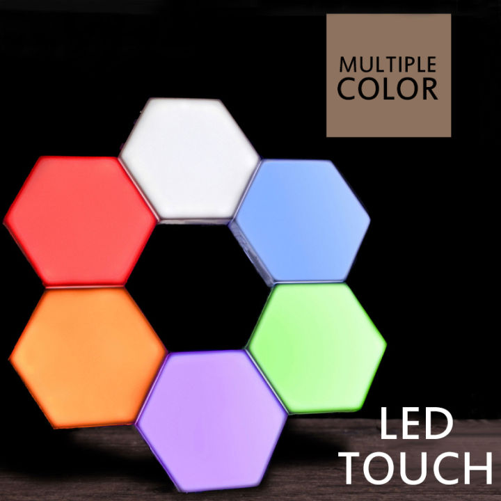 Rgb Touch Sensor Quantum Lamp Honeycomb Lamp Wall Lamp Led Night Light ...