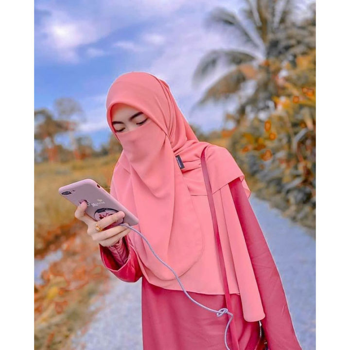 Ready Hijab Collection – Instant Georgette Hijab with Niqab for Women ...