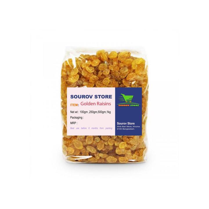 Golden Raisin Pakistani Kismis (Seedless) - 250gm | Daraz.com.bd