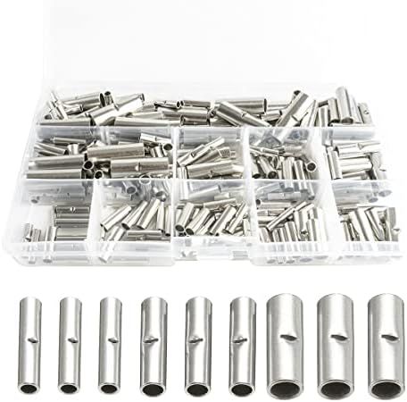 Ferrules 2.5rm 6rm 12rm Non Insulated Cable Connectors Wire Joint 10 ...