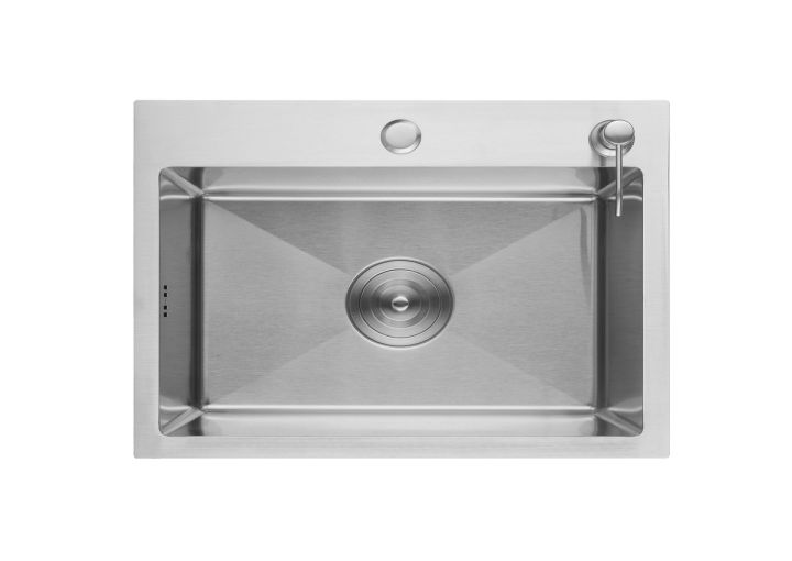 Stainless Steel Hand Made Kitchen Sink Teka brand Single Bowl 18x24 ...