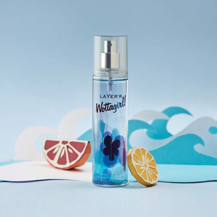 Layer Wottagirl! body spray perfume Mystic island 135ml (Indian ...