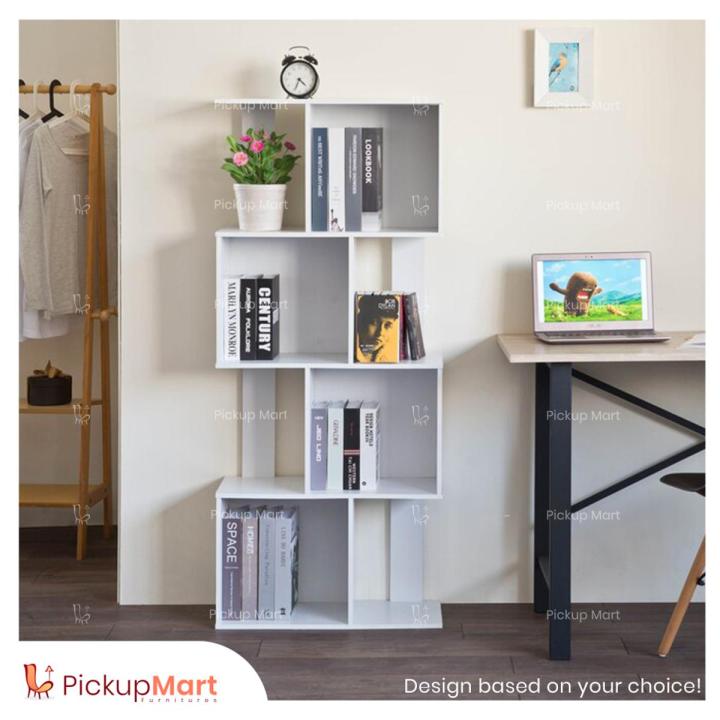 Laminated Board Book Shelf | Showpiece Rack | Living Room furniture ...