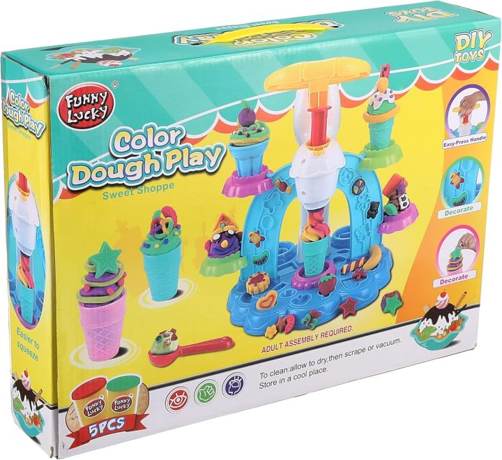 Play Dough with 5 Different Colors for Children - Multi Color | Daraz ...