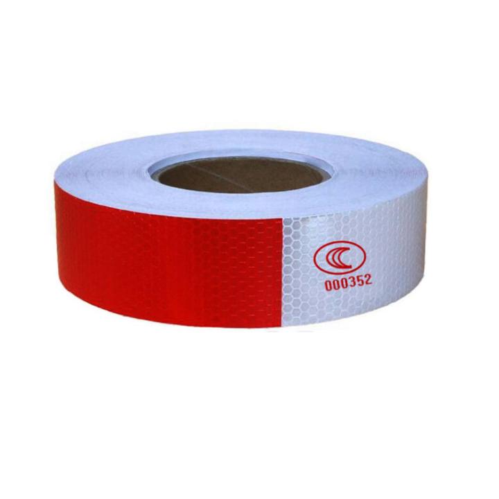 SL 1 Roll Car Reflective Stickers, Red And White Strips Traffic Vehicle ...