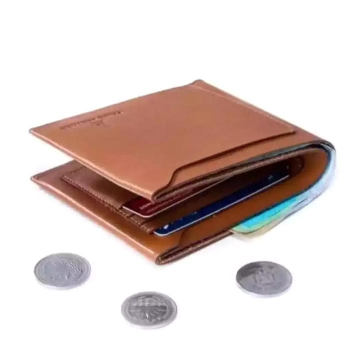 Brown High quality Artificial Leather wallet for man | Daraz.com.bd