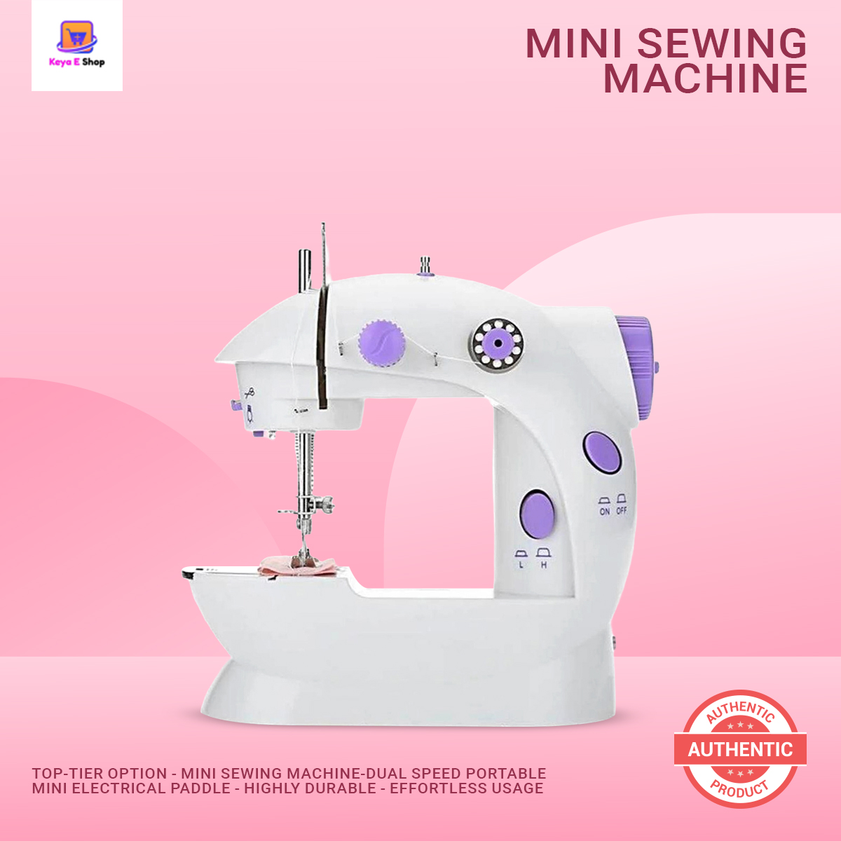 Top Tier Option Mini sewing machine dual speed portable mini electrical ...