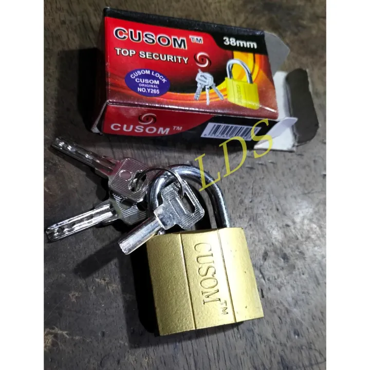 Cusom Padi Dcks Top Security 38 mm Pad Lock 1pcs | Daraz.com.bd
