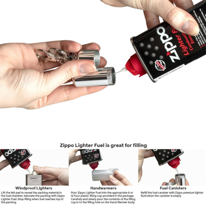 Zippo Fluid For Zippo Lighter Lover Tel Fluid Petrol 125ml Refill ...