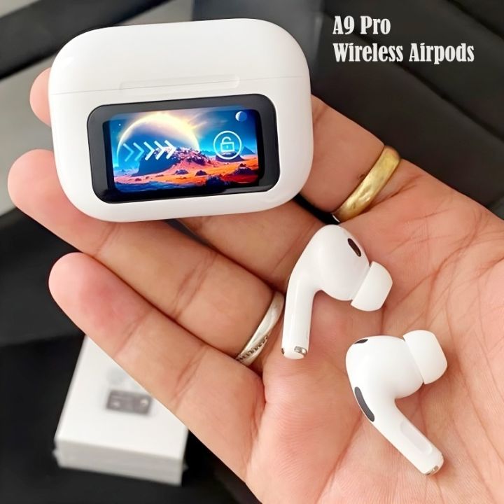 A9 Pro ANC/ENC Double Dark Noise Reduction Touch Control Wireless ...