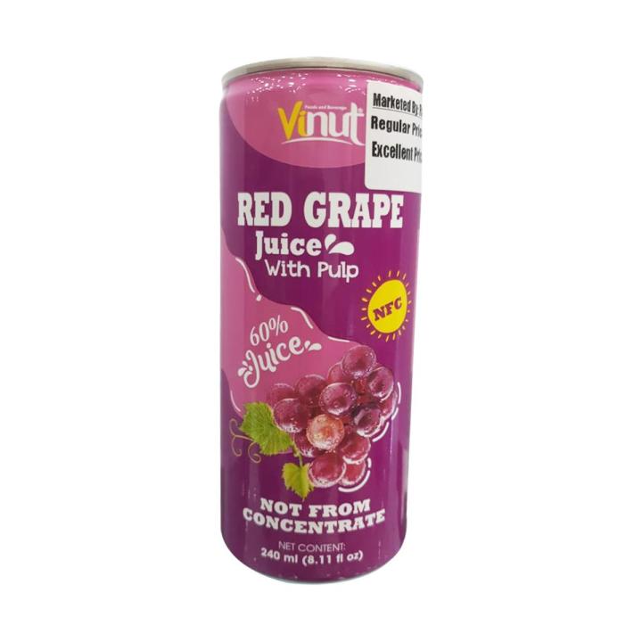 Vinut Red Grape Juice With Pulp-230ml | Daraz.com.bd