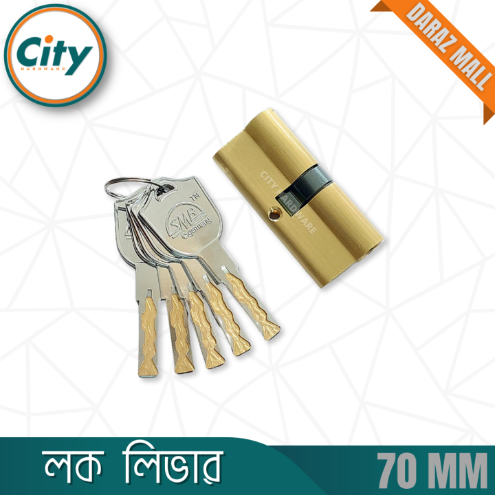 Lock Cylinder Lock Lever Both Side Key System For Medium Or Big Size ...