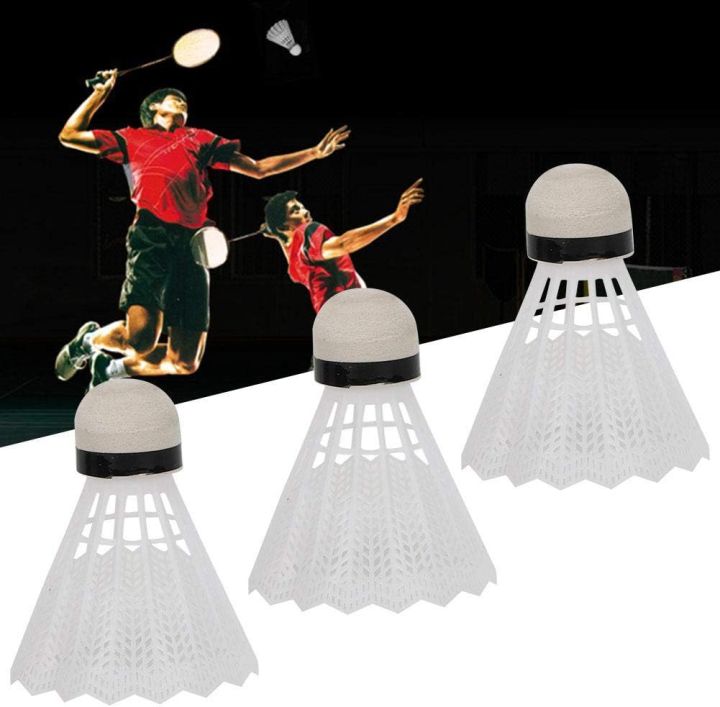 Plastic Badminton Shuttlecocks Cork 6Ps White | Daraz.com.bd