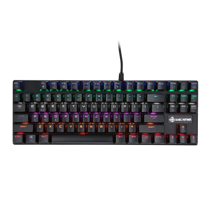 MAGIC-REFINER Mechanical Keyboard 87-key Gaming Keyboard Blue Switch ...