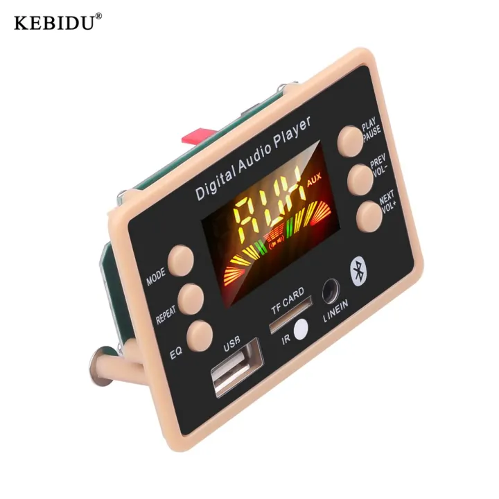 Kebidu Large Color LCD Screen Bluetooth 5.0 Audio Decoding Module MP3 ...