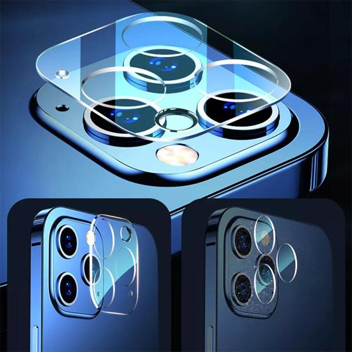 Full Glued Curve Glass Camera Protector For Iphone 11 to 15 pro max ...