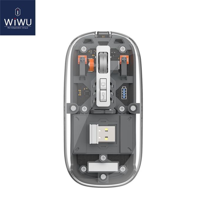 WIWU Transparent Crystal Magnetic Wireless Mouse | Daraz.com.bd