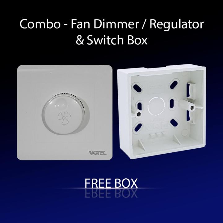 Combo - Fan Dimmer & Switch Box | Daraz.com.bd