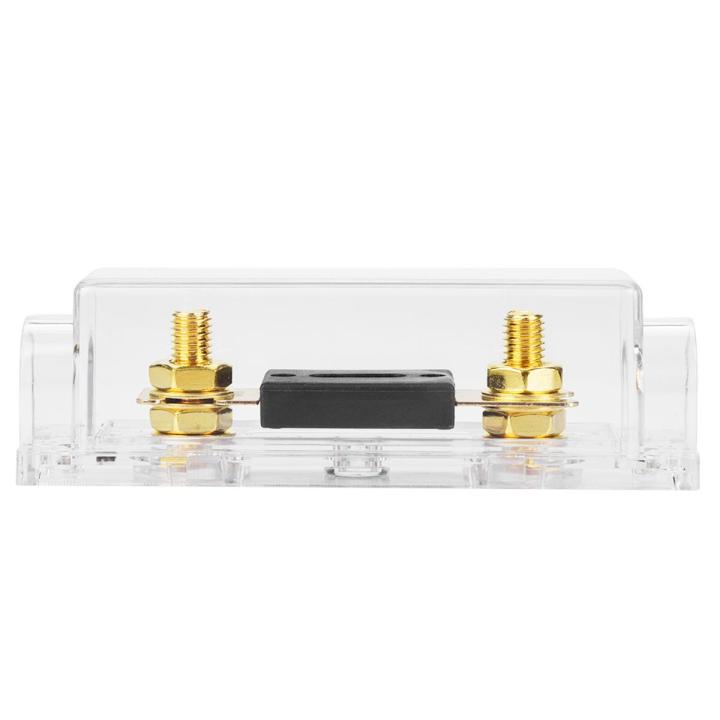 1 in 1 Fuse Box Transparent Cover 100A Fuse Holder for Car Audio ...