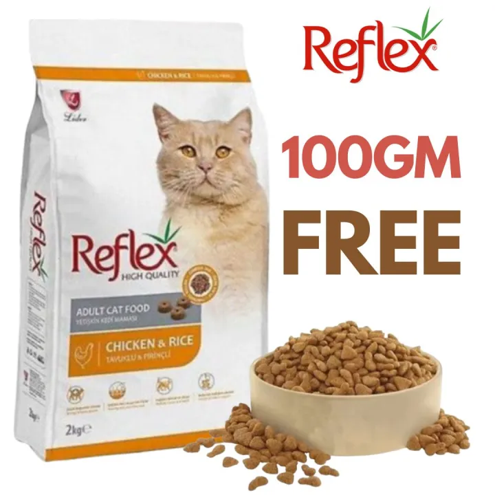 REFLEX High Quality Adult Cat Food with Chicken & Rice (2KG) | Daraz.com.bd
