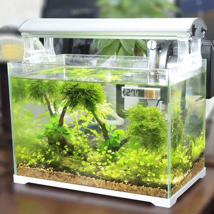 3D LCD Digital Aquarium Shrimp Fish Tank Temperature Meter Stick-on ...