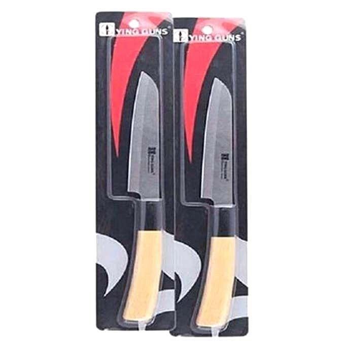 Kitchen knife 2 Pieces - Brown | Daraz.com.bd