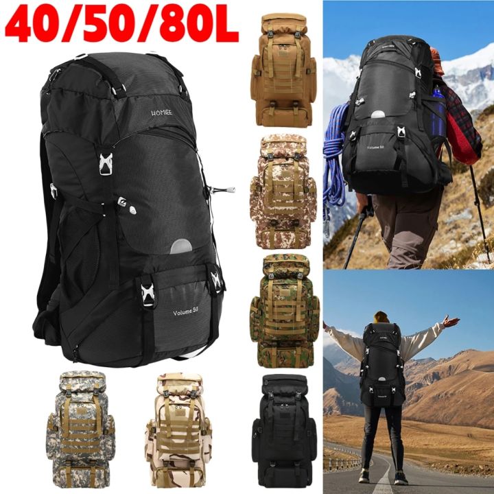 40/50/80L Large Capacity Folding Backpack Waterproof Tactical Backpack ...