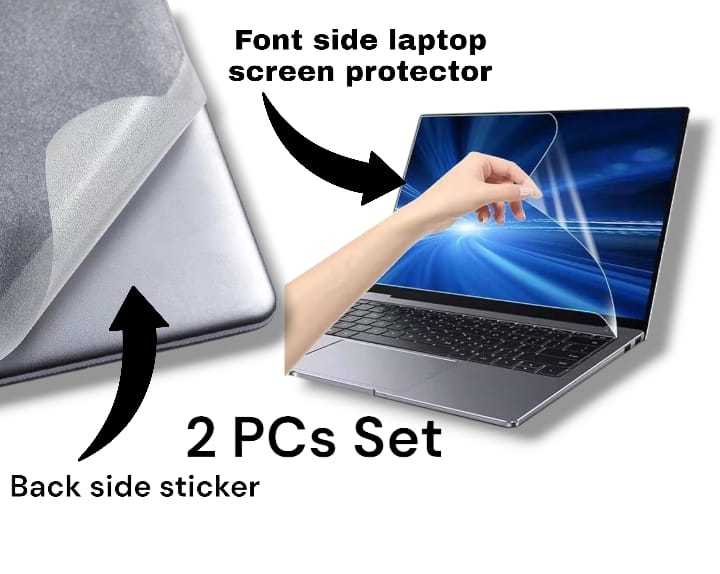 Matte Transparent Laptop Sticker Waterproof Removable-New Combo | Daraz ...