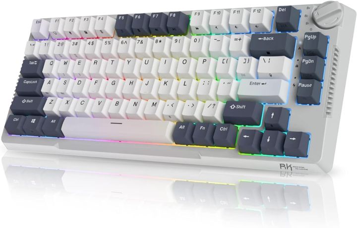 Royal Kludge RK-H81 Tri-Mode RGB 81 Keys Hot Swappable Mechanical ...