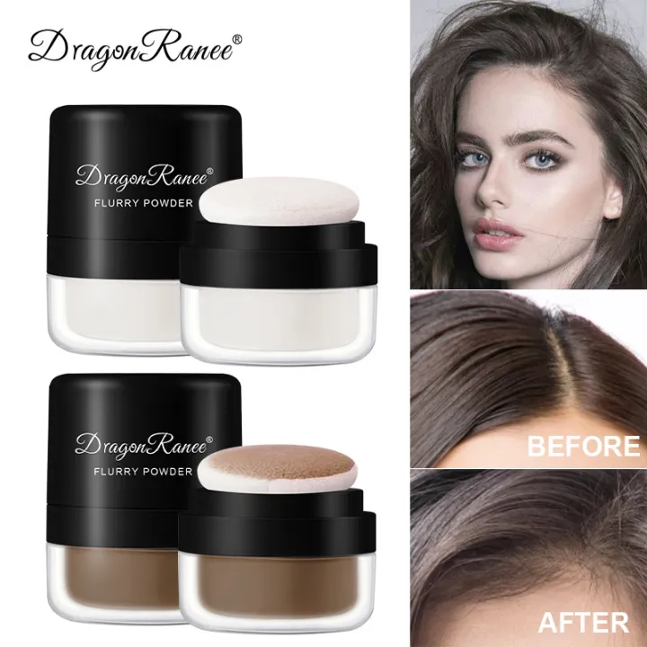 Pompadour Powder Oil Control bangs Shampoo-free Fluffy Hair Natural ...