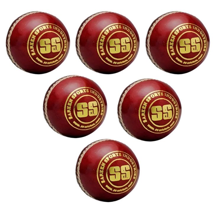 Original SS Cricket Ball - Red - 4 Part Leather | Daraz.com.bd
