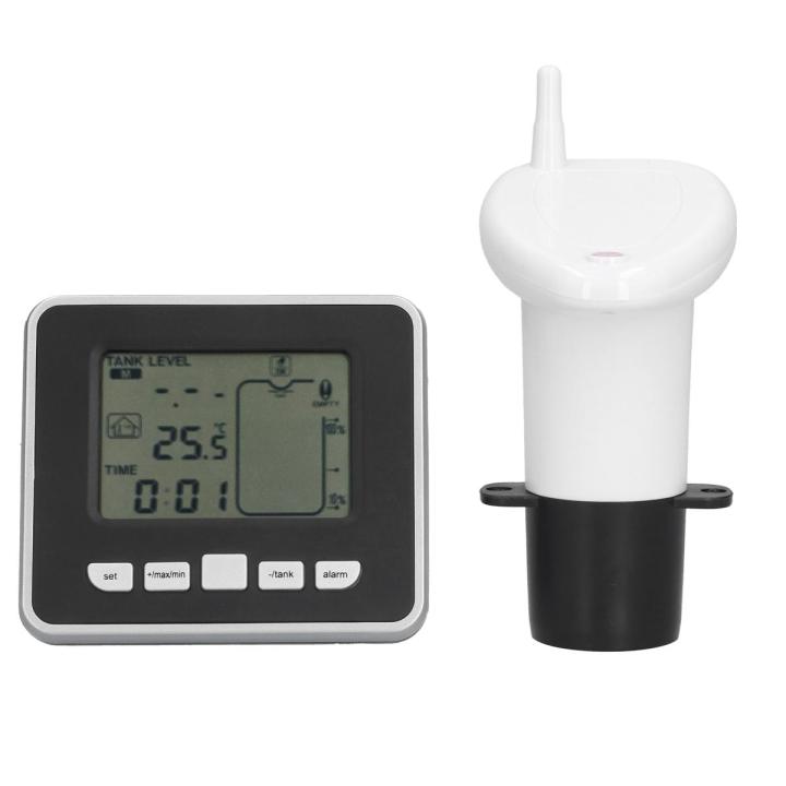 Himeng La Water Tank Level Meter Ultrasonic Digital Display Depth Gauge ...