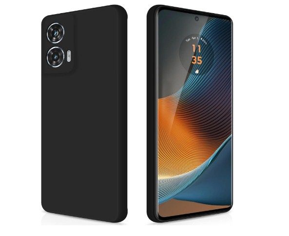 Motorola G85 Glossy Hard Silicone Case For Soft Silky Shine With Camera ...