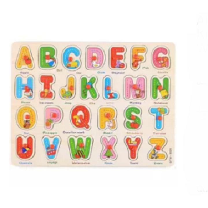 English, Abcd Alphabet Puzzle Board Girls and Boys For Learning 1 pice ...