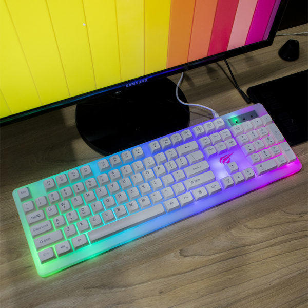Havit KB876L USB Multi-Function Backlit Gaming Keyboard | Daraz.com.bd