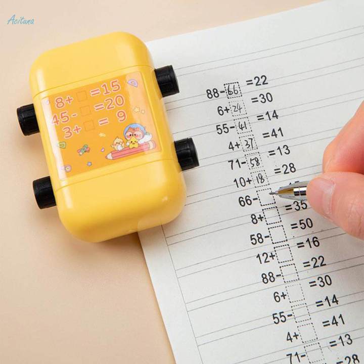 Roller Digital Teaching Stamp Math Calculation Math for Kindergarten ...