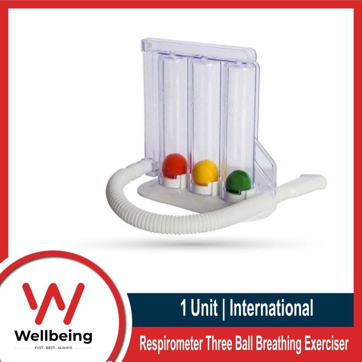 Respirometer Three Ball Breathing Exerciser | Daraz.com.bd