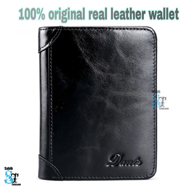 SL Premium Real pure leather luxury wallet for man | Daraz.com.bd