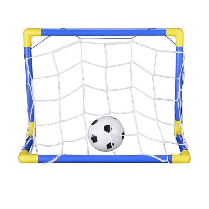 【Xiaofeng】Practical Indoor Mini Folding Football Soccer Ball Goal Post ...