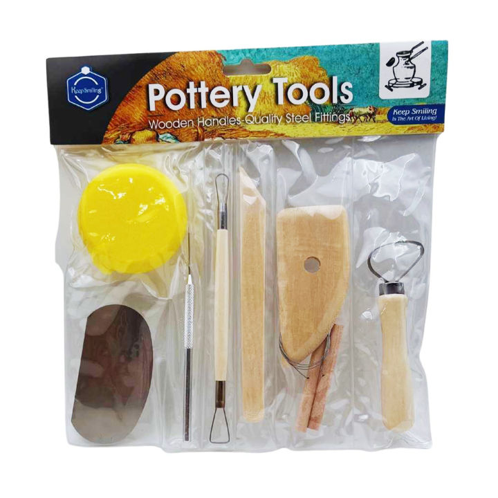 KeepSmiling - Pottery Tools (8pc) | Daraz.com.bd