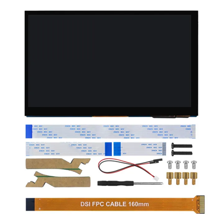 7 Inch Capacitive Touch Screen for 5/4B/3B+ 800x480 IPS Display Drive ...