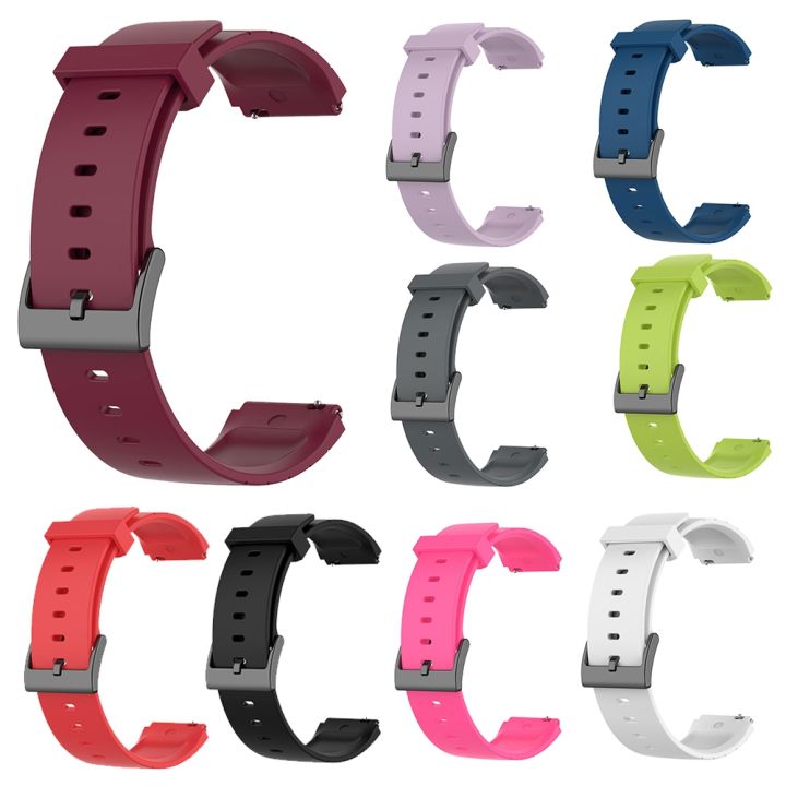 18mm Soft Silicone Replacement Wristband Strap For Smartwatch | Daraz ...