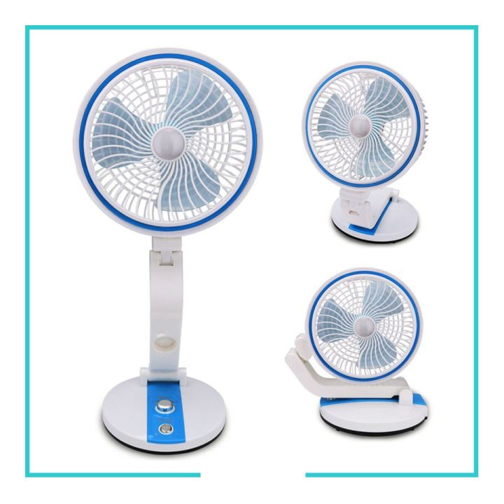 Folding Multi-function USB Charging Fan with builtin LED Light | Daraz ...