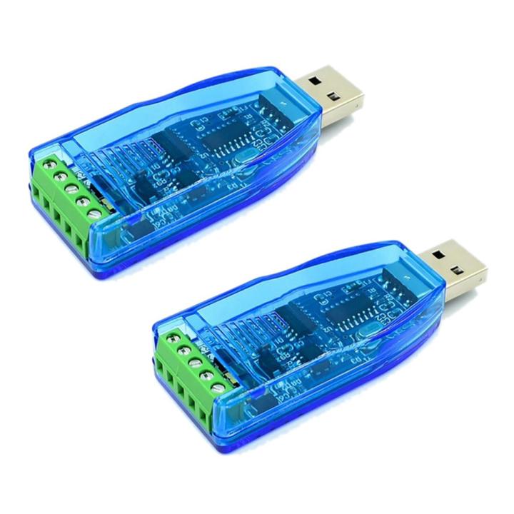 2Pcs USB to RS485 Converter Isolate Module RS-485 Connector Board ...