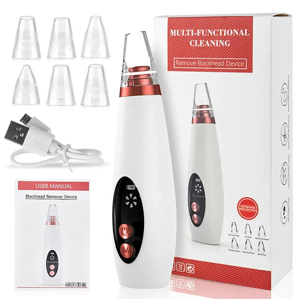 Blackhead Vacuum Visible Black Head Remover Rechargeable Acne Pimple ...