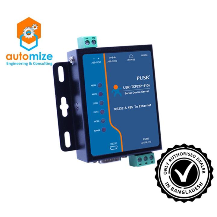 Usr Tcp232 410s Industrial Serial Rs232 Rs485 Ethernet Converter