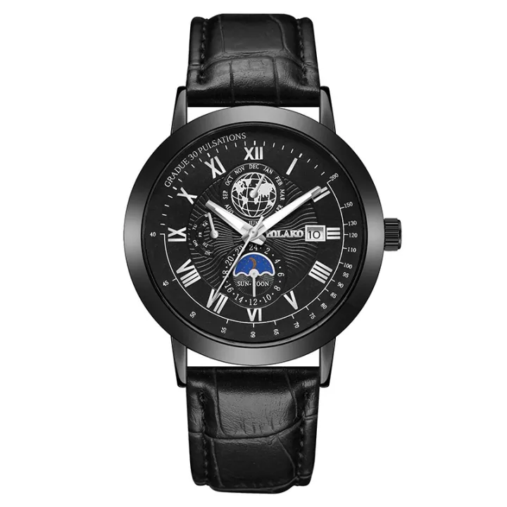 High-grade Men Quartz Watch Men Business Clock Multi-function ...